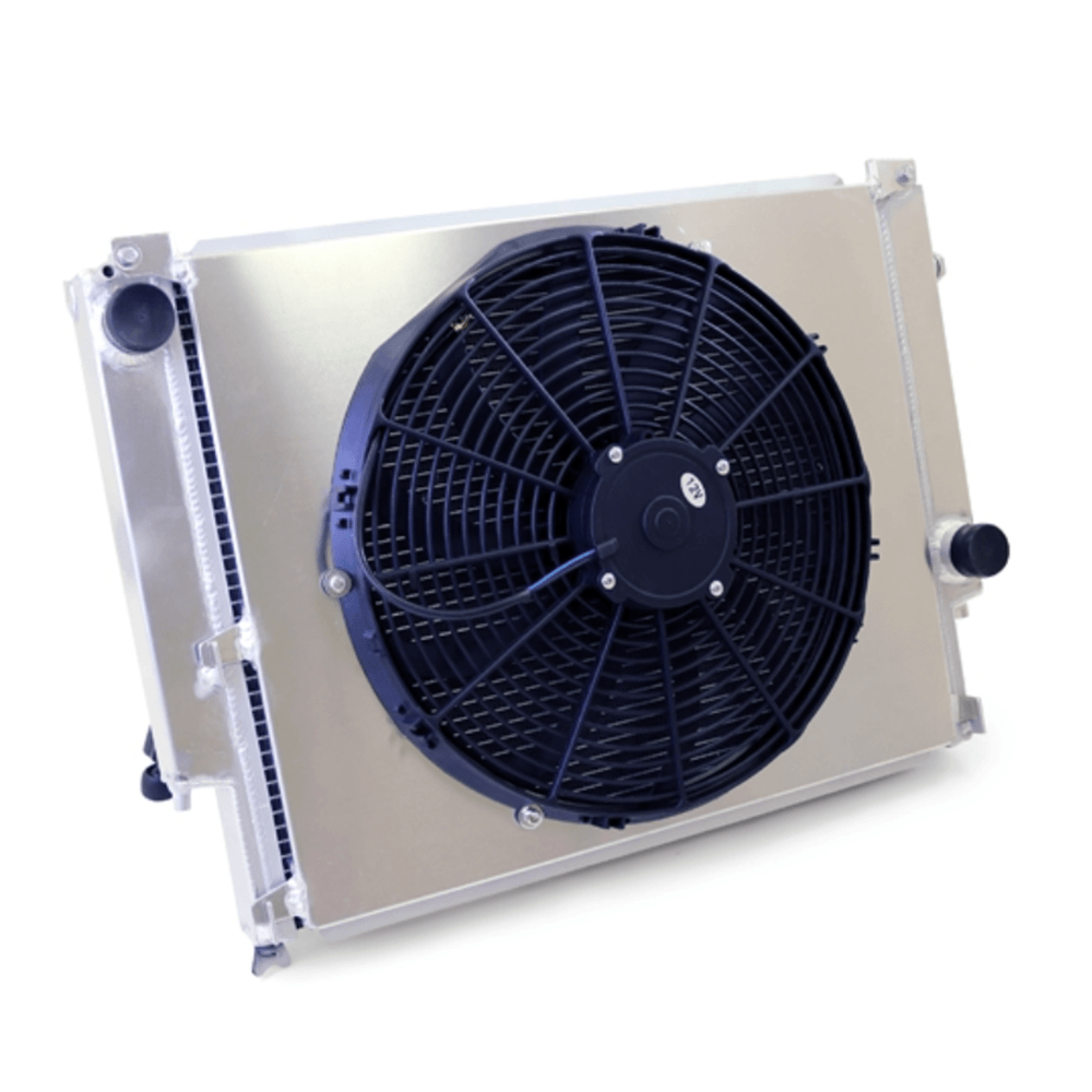 Garage16 - BMW E30/E36 Performance Aluminum Radiator w/ Fan & Shroud