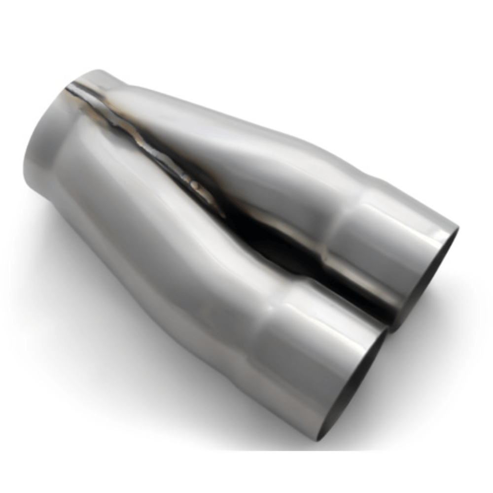 Garage16 - 2-1 Merge Collector - 2.5" ID Dual to 3" OD Single (Polished)