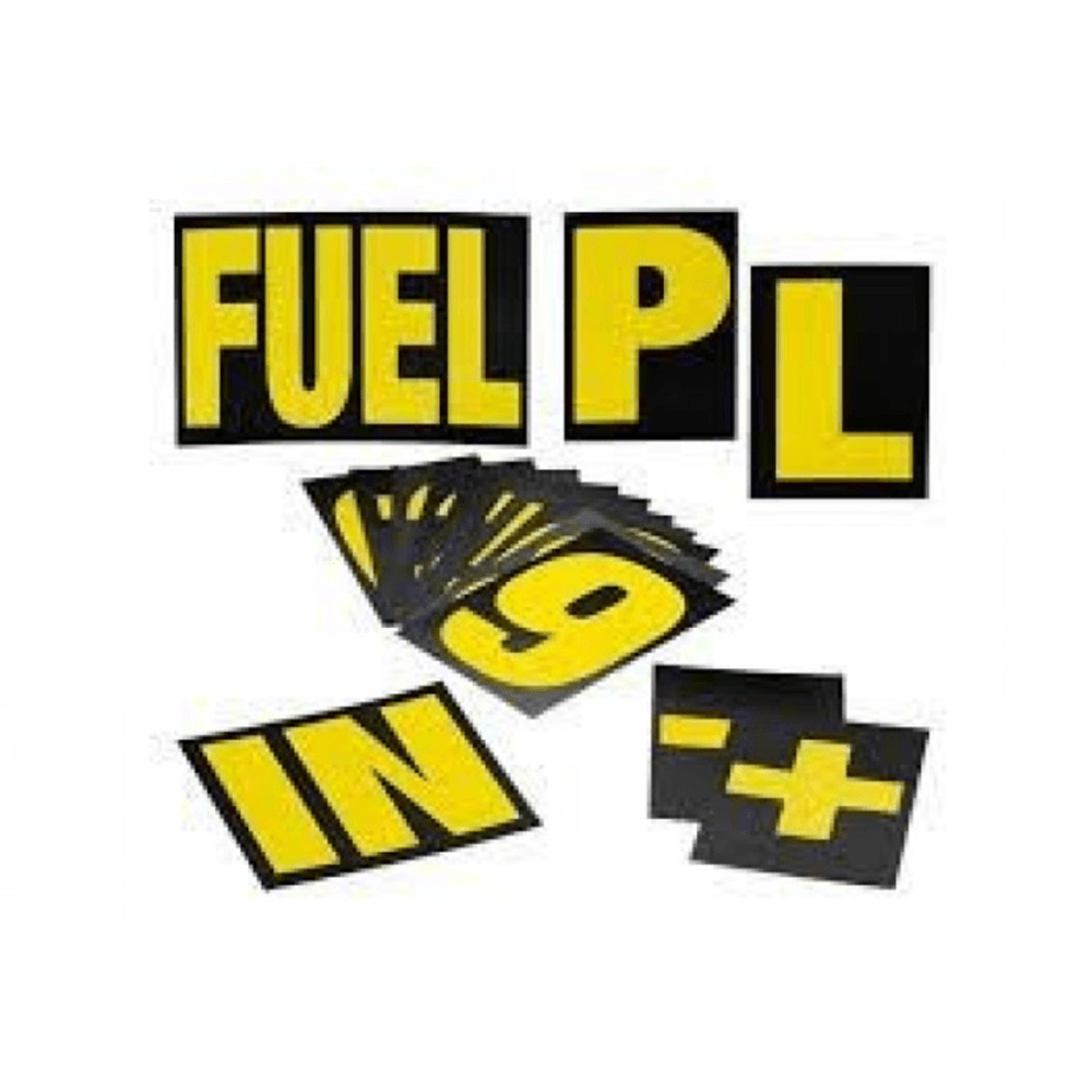 Garage16 - PIT BOARD NUMBERS