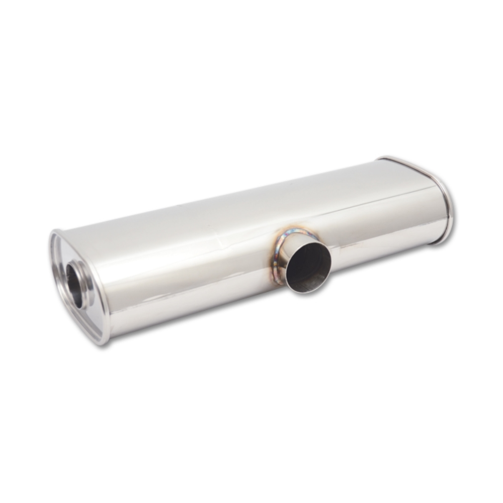 Garage16 - Transverse Oval Universal Muffler, 3.00" Single I.D. x 2.50 ...