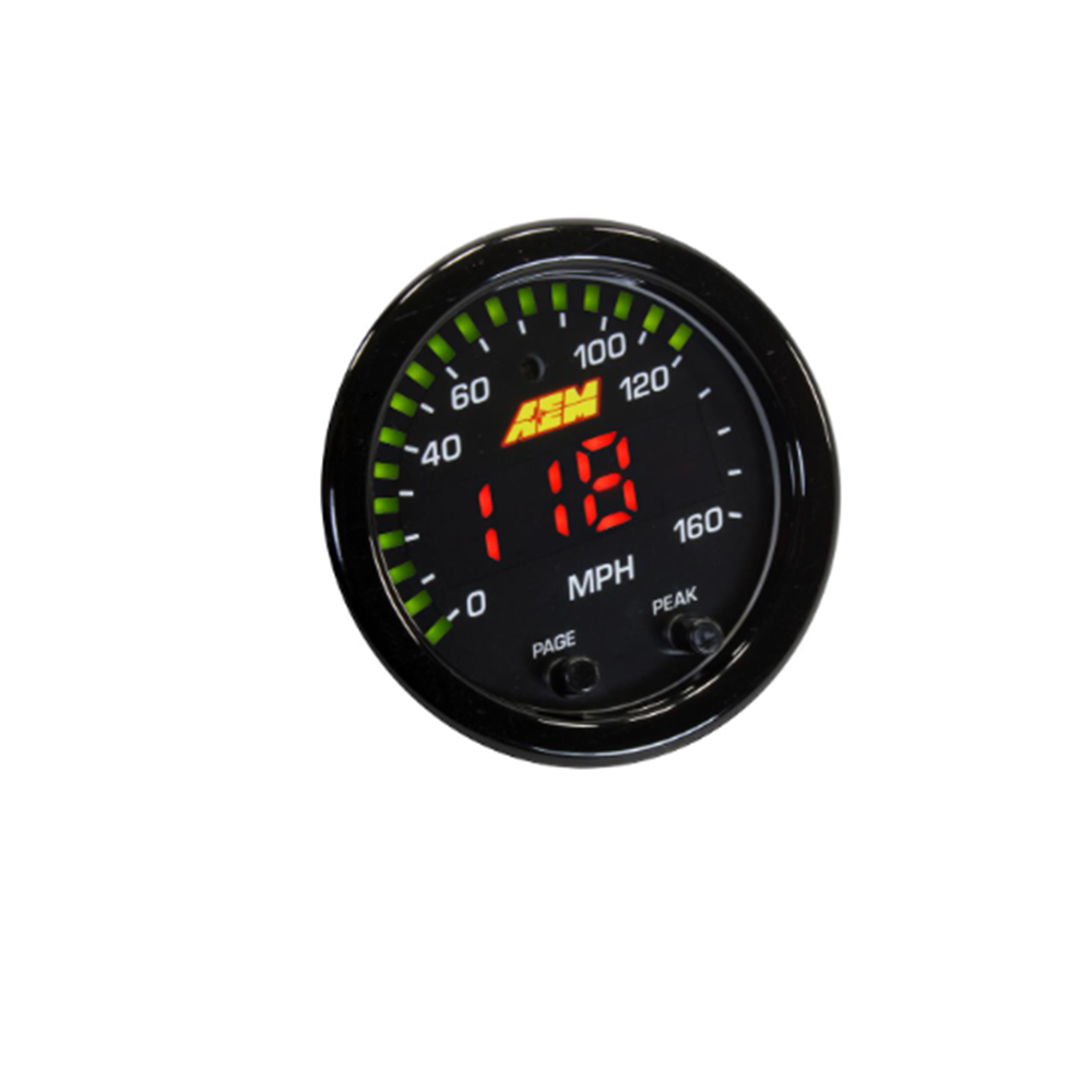 Garage16 - X-Series GPS Speedometer Gauge 0~160mph / 0~240kph. Black ...