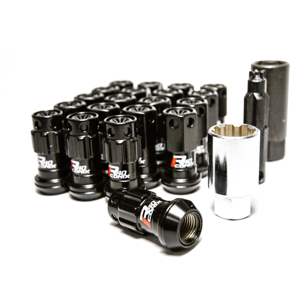 Garage16 - Project Kics 12X1.50 R40 Iconix Classical Lug Nuts w/ Black ...